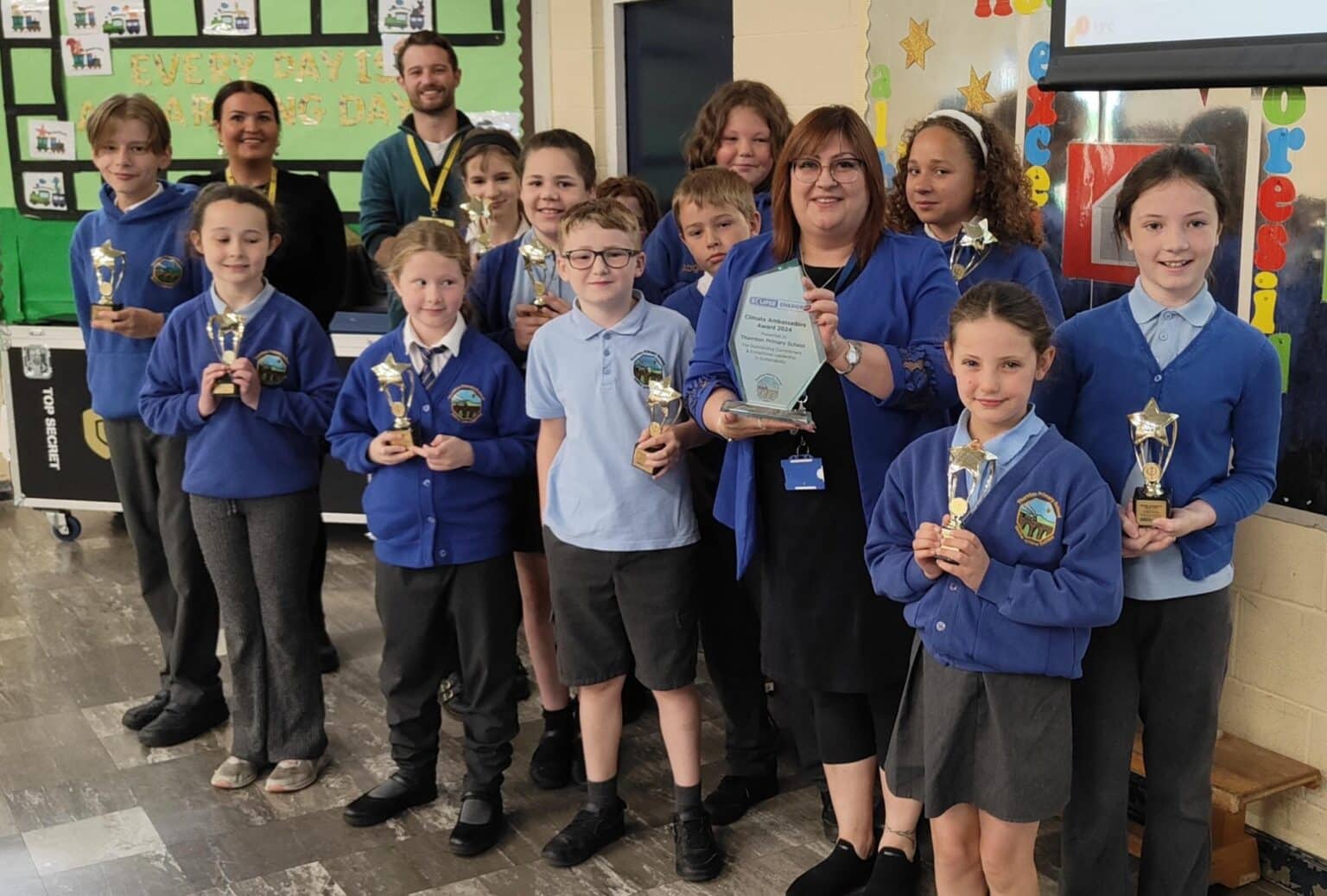 Celebrating the Climate Ambassadors of Thornton Primary School