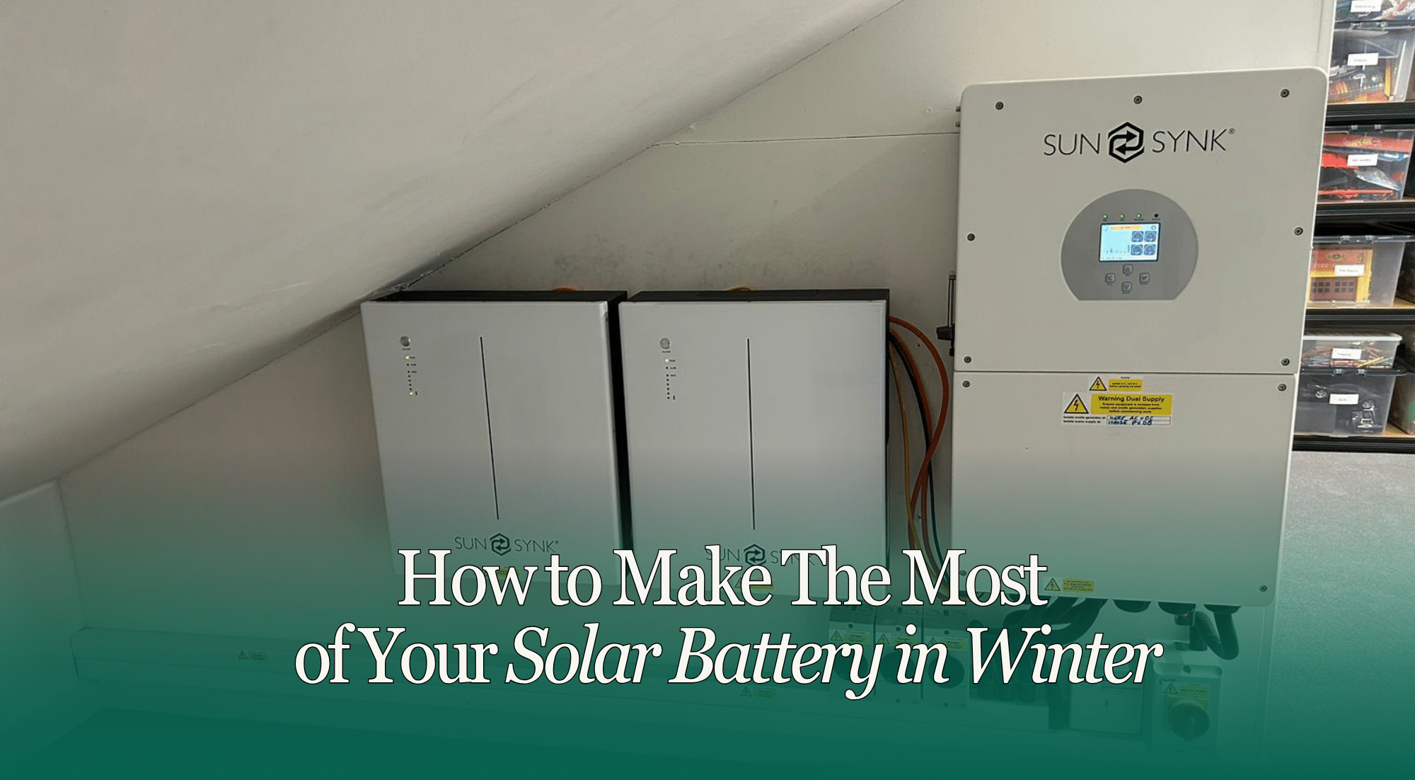 How to Make the Most of Your Solar Battery in Winter - Novus Energy