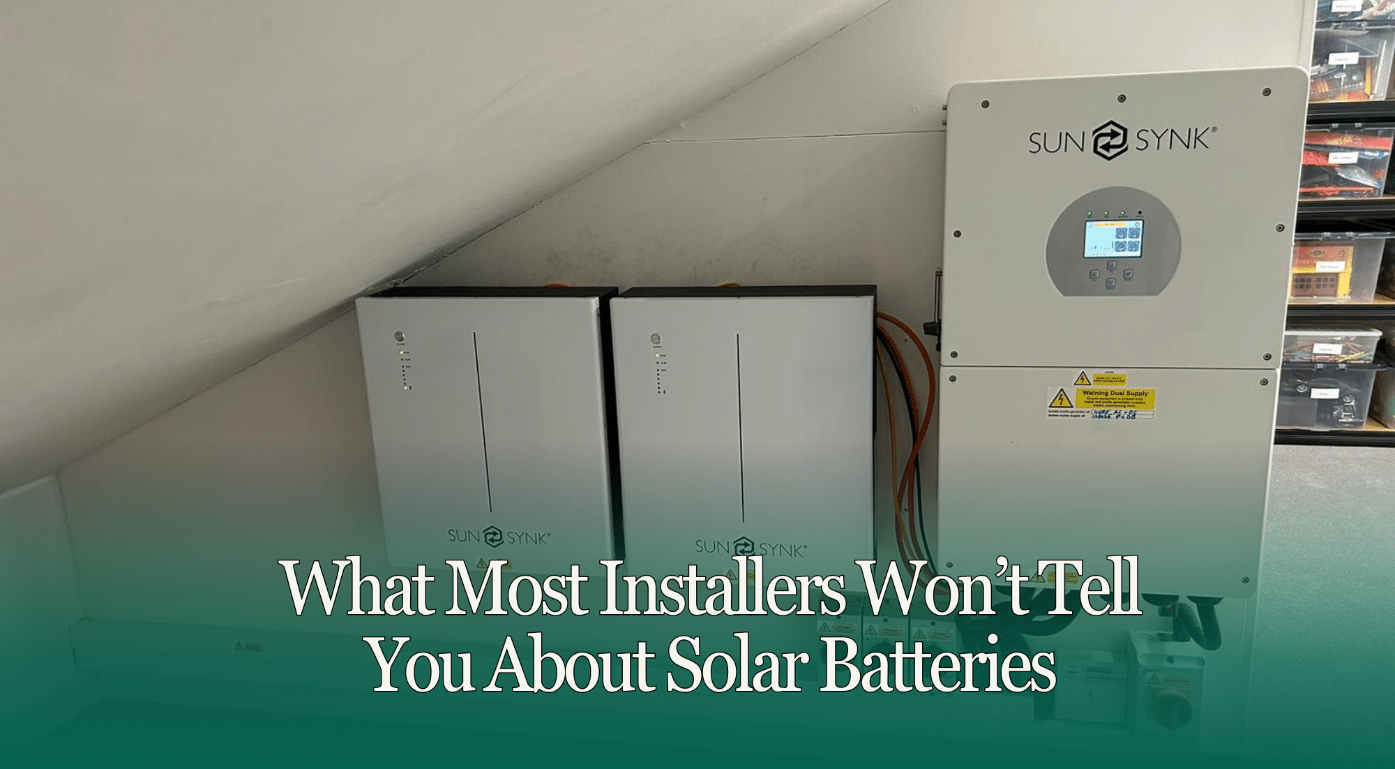 What Most Installers Won’t Tell You About Solar Batteries - Novus Energy